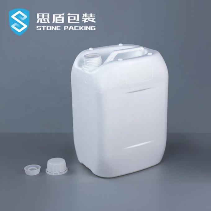 Durable HDPE 10L Plastic Chemical Resistant Containers With Lid 0.56kg