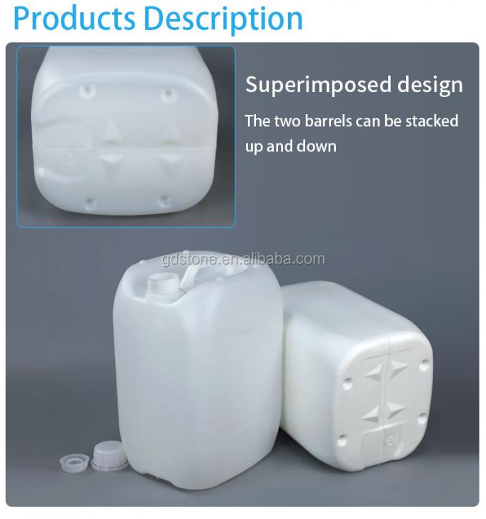 560g 10L HDPE Plastic Container With Plastic Handle Durable