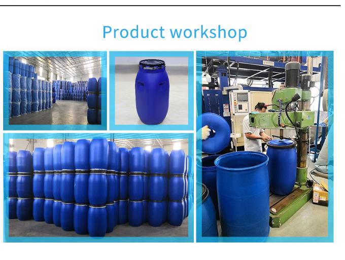 HDPE 55 Gallon Blue Barrel Plastic Chemical Containers ISO9001