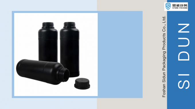 Sealing HDPE Plastic Container Reusable Refill Ink Bottle 1000ml Customized