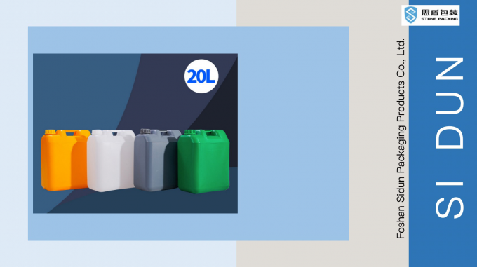 HDPE 20L Square Plastic Bucket With Handle Large Storage Container